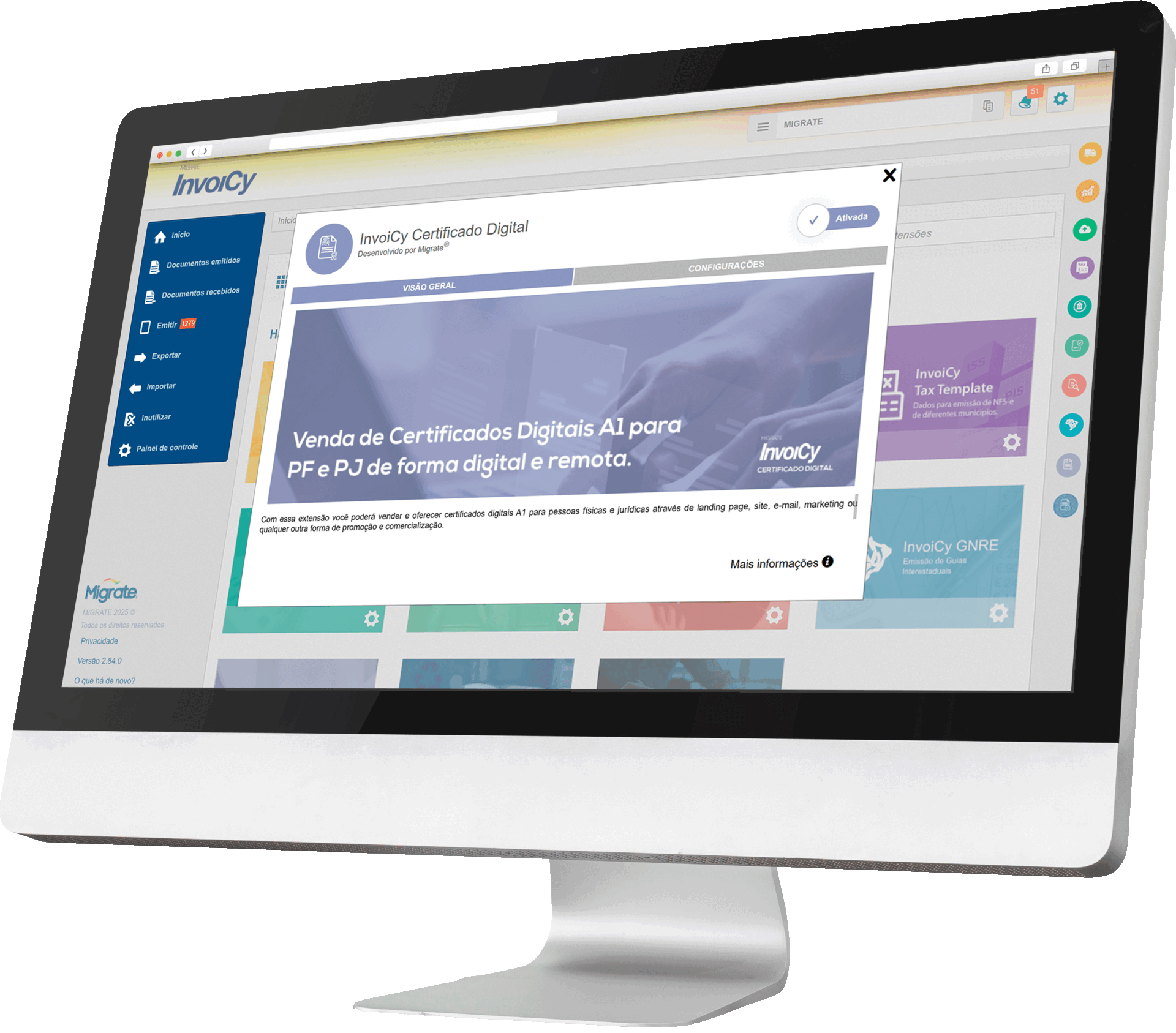 Migrate | Emissão, Recebimento e Gestão de Documentos Fiscais Eletrônicos Migrate | Emissão, Recebimento e Gestão de Documentos Fiscais Eletrônicos